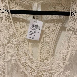 Tops | Sheer Lace Top | Poshmark